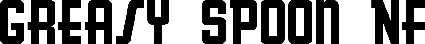 Greasy Spoon NF fuente | Fonts2u.com