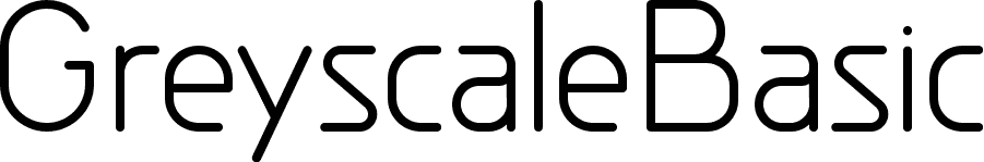 GreyscaleBasic font | Fonts2u.com