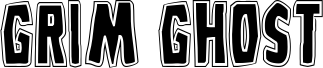 Grim Ghost Outline font | Fonts2u.com