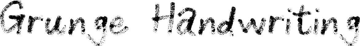 Grunge Handwriting font | Fonts2u.com