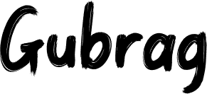Gubrag Personal Use fuente | Fonts2u.com