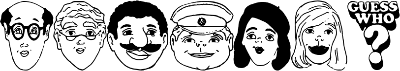 Guess Who? font | Fonts2u.com