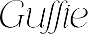 Guffie Regular font | Fonts2u.com