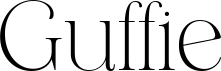 Guffie Italic font | Fonts2u.com