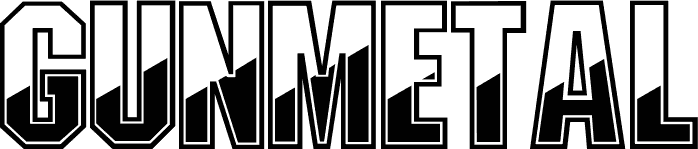 Gunmetal Regular font