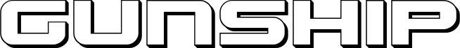 Gunship Condensed font | Fonts2u.com