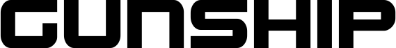 Gunship font | Fonts2u.com