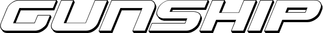 Gunship Condensed font | Fonts2u.com