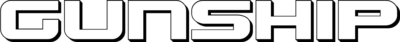 Gunship Shadow font | Fonts2u.com