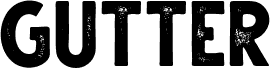 Gutter Regular font | Fonts2u.com