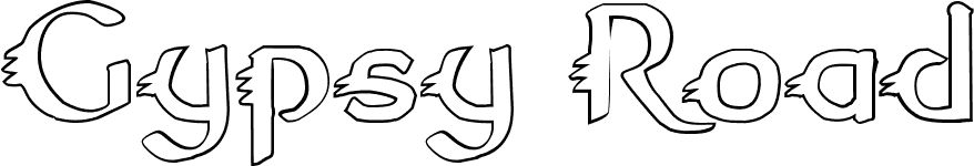 Gypsy Road Outline font | Fonts2u.com