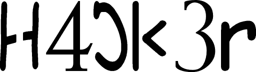 H4ck3R font | Fonts2u.com