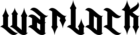 H74 Warlock font | Fonts2u.com