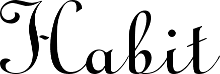 Habit font | Fonts2u.com