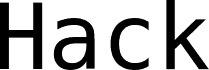 Hack Bold font | Fonts2u.com