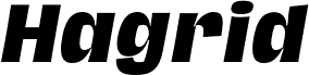 Hagrid Text Trial Extrabold font