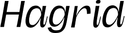 Hagrid Text Trial Extrabold font