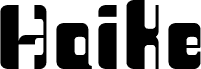 Haike bold it font | Fonts2u.com