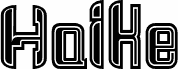 Haike bold it font | Fonts2u.com