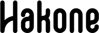 Hakone font | Fonts2u.com