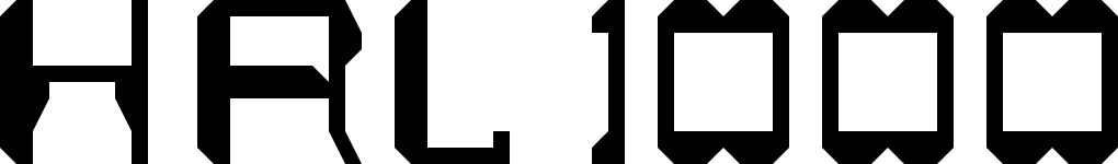 HAL 1000 Regular font | Fonts2u.com