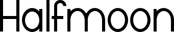 Halfmoon Bold font