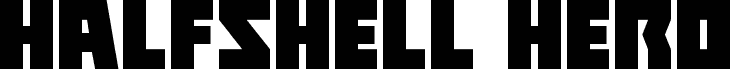 Halfshell Hero Half-Tone Regular font | Fonts2u.com