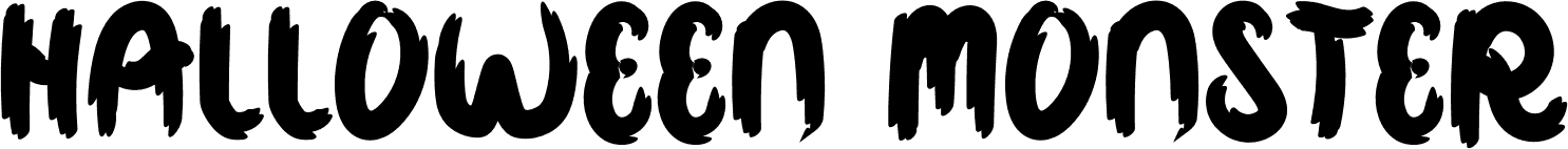 Halloween Monster font | Fonts2u.com