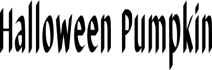 Halloween Pumpkin font