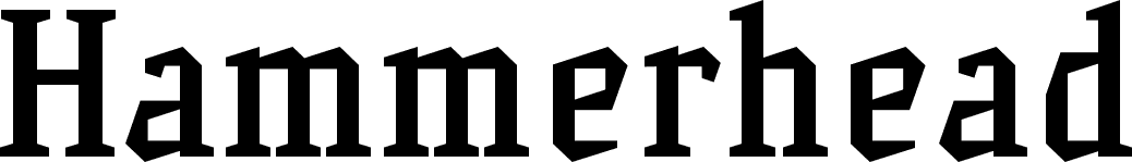 Hammerhead Medium font | Fonts2u.com