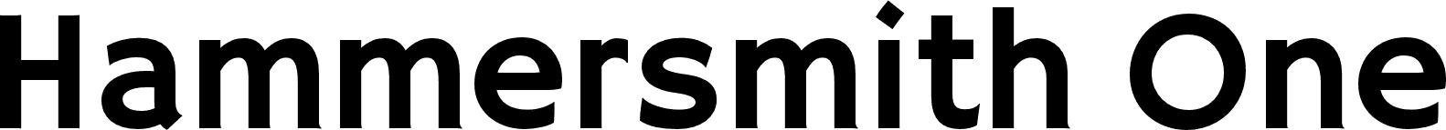 Hammersmith One font