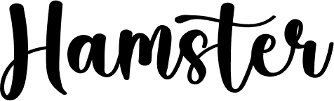 Hamster font