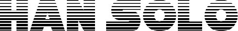 Han Solo font