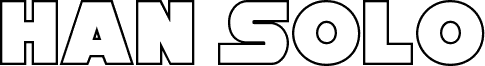 Han Solo font