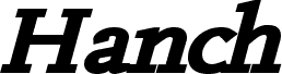 Hanch Bold font