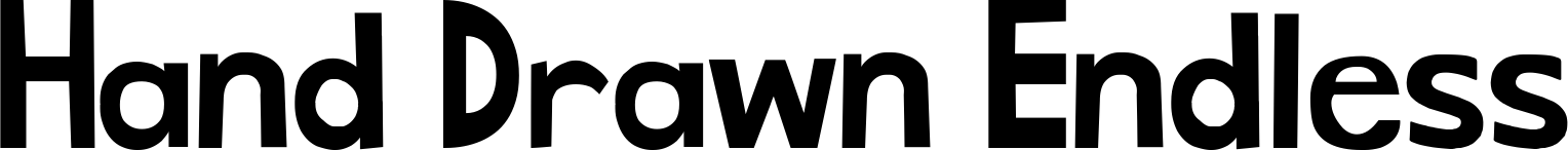 Hand Drawn Endless Regular font | Fonts2u.com