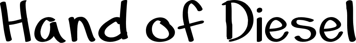 Hand of Diesel font | Fonts2u.com