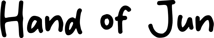 Hand of Jun font | Fonts2u.com