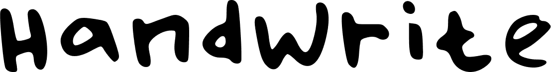 Handwrite 01 Regular font