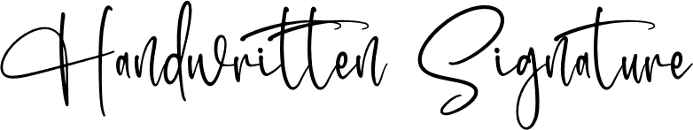 Handwritten Signature font | Fonts2u.com