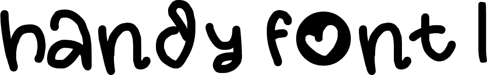 handy font 1 by OUBYC fuente | Fonts2u.com