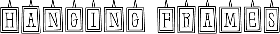 Hanging Frames Two font | Fonts2u.com