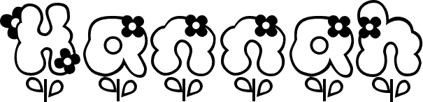 Hannah font