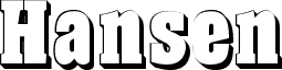 Hansen font | Fonts2u.com