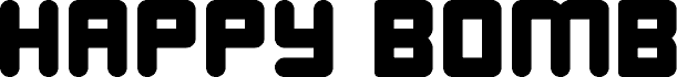 Happy Bomb Italic fuente