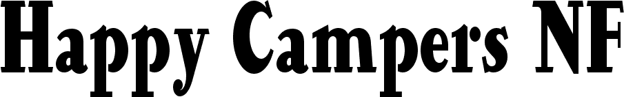 Happy Campers NF font | Fonts2u.com