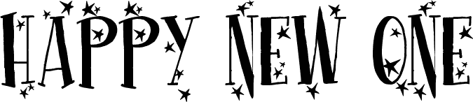Happy New One font | Fonts2u.com