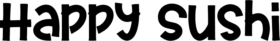 Happy Sushi font | Fonts2u.com