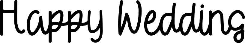 Happy Wedding font | Fonts2u.com