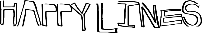 HappyLines font